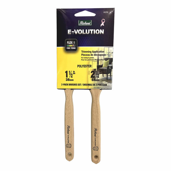 Ensemble de pinceaux angulaires pour découpage de la série É-Volution, - Quincaillerie Lauremat