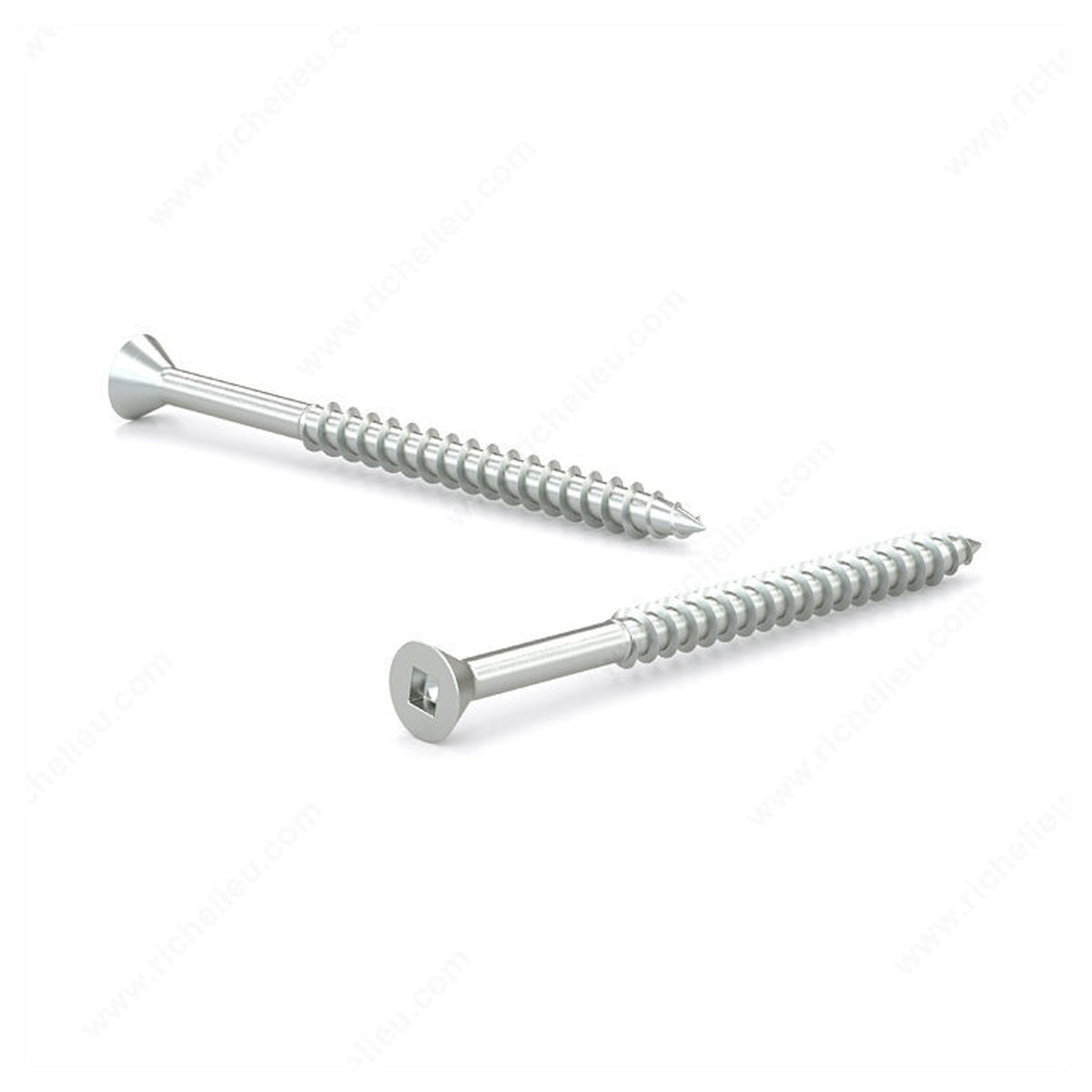 HH - Vis à bois, tête carrée plate, #12 x 4'' (emballage de 15 ...