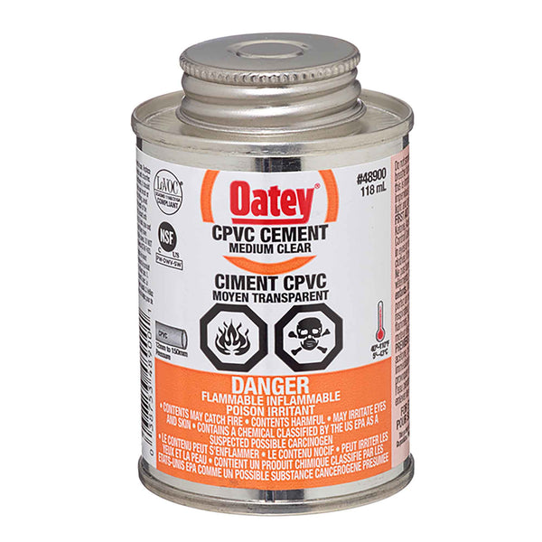 Medium Clear CPVC Cement, 118 ml - Quincaillerie Lauremat