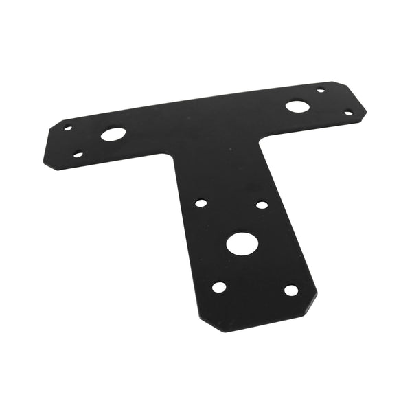 Plaque noire de fixation en T, 1-1/2'' - Quincaillerie Lauremat