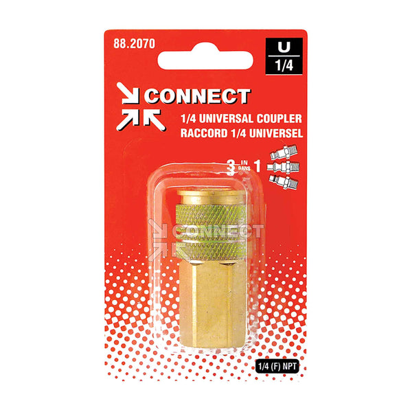 Raccord universel 3-en-1 pour air comprimé, 1/4 (F) NPT - Quincaillerie ...