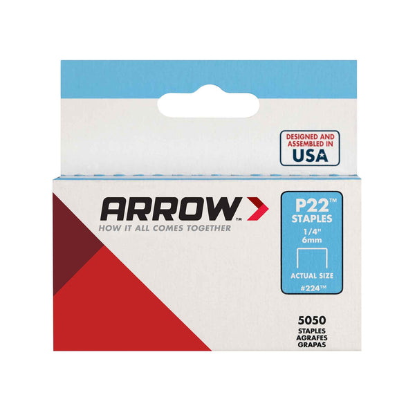 Agrafe 1/4" pour P-22, 5 000 unités - Quincaillerie Lauremat